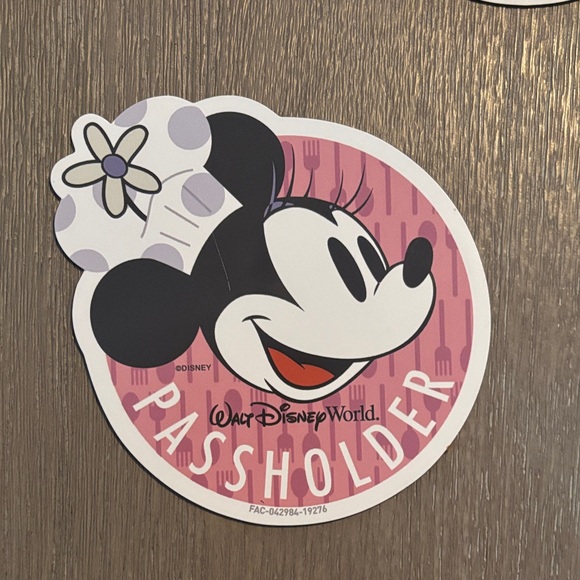 Disney | Design | Vintage Chef Minnie Mouse Pink Annual Passholder ...